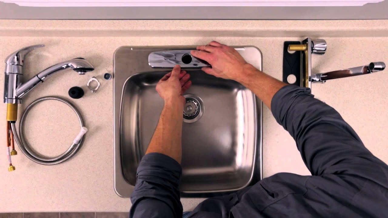 Rona - Comment Installer Ou Remplacer Un Robinet Sur Un Évier De ... Rona - Comment Installer Ou Remplacer Un Robinet Sur Un Évier De ...