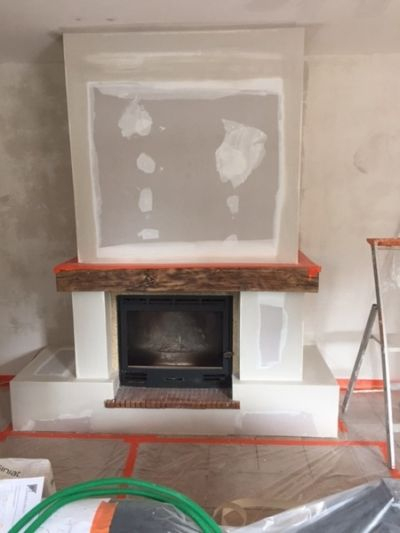 Relooking D'Une Cheminée Rustique | Cheminée Rustique pour Moderniser ... Relooking D'Une Cheminée Rustique | Cheminée Rustique pour Moderniser ...